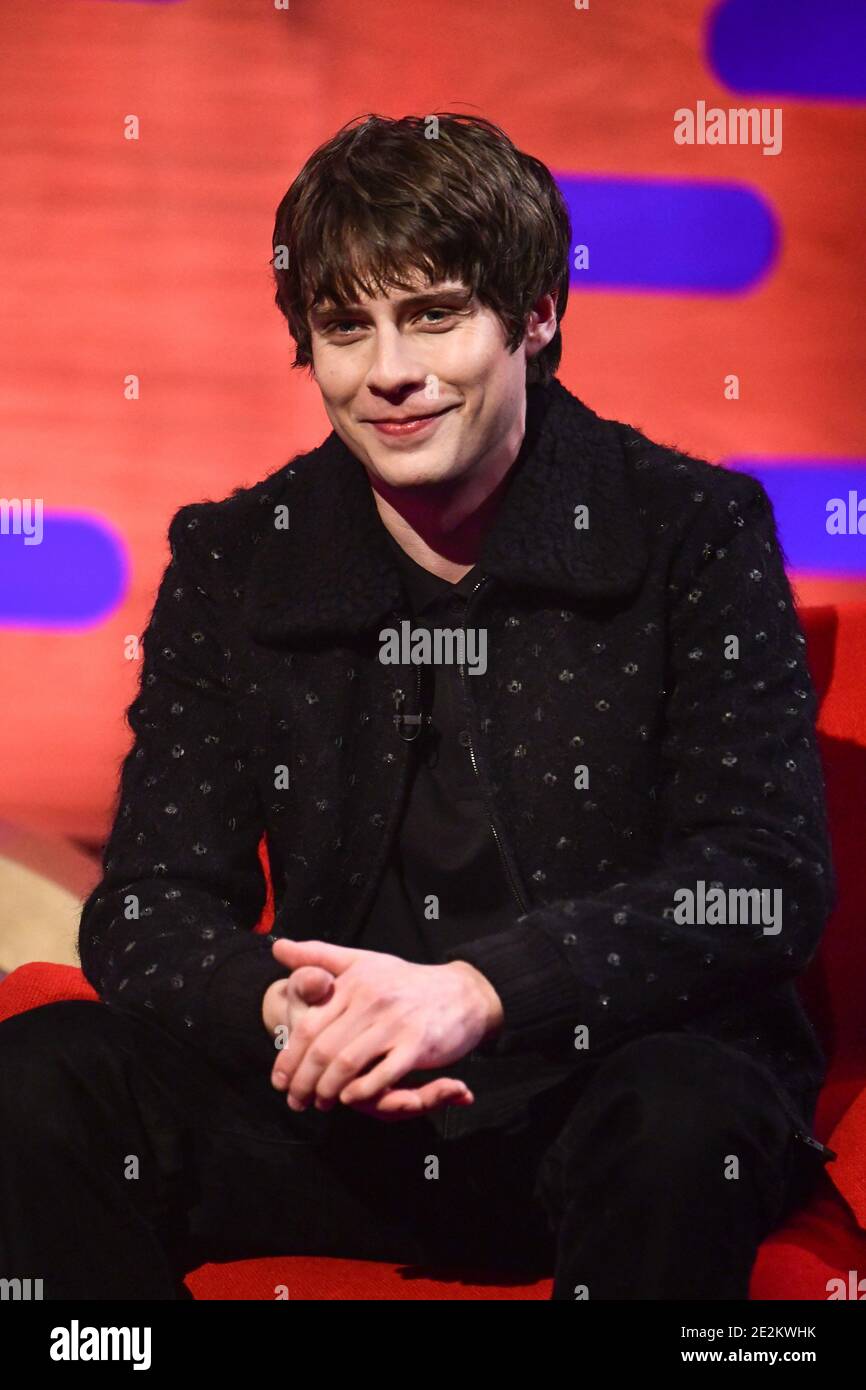 EDITORIAL USE ONLY Jake Bugg during filming for the Graham Norton Show ...