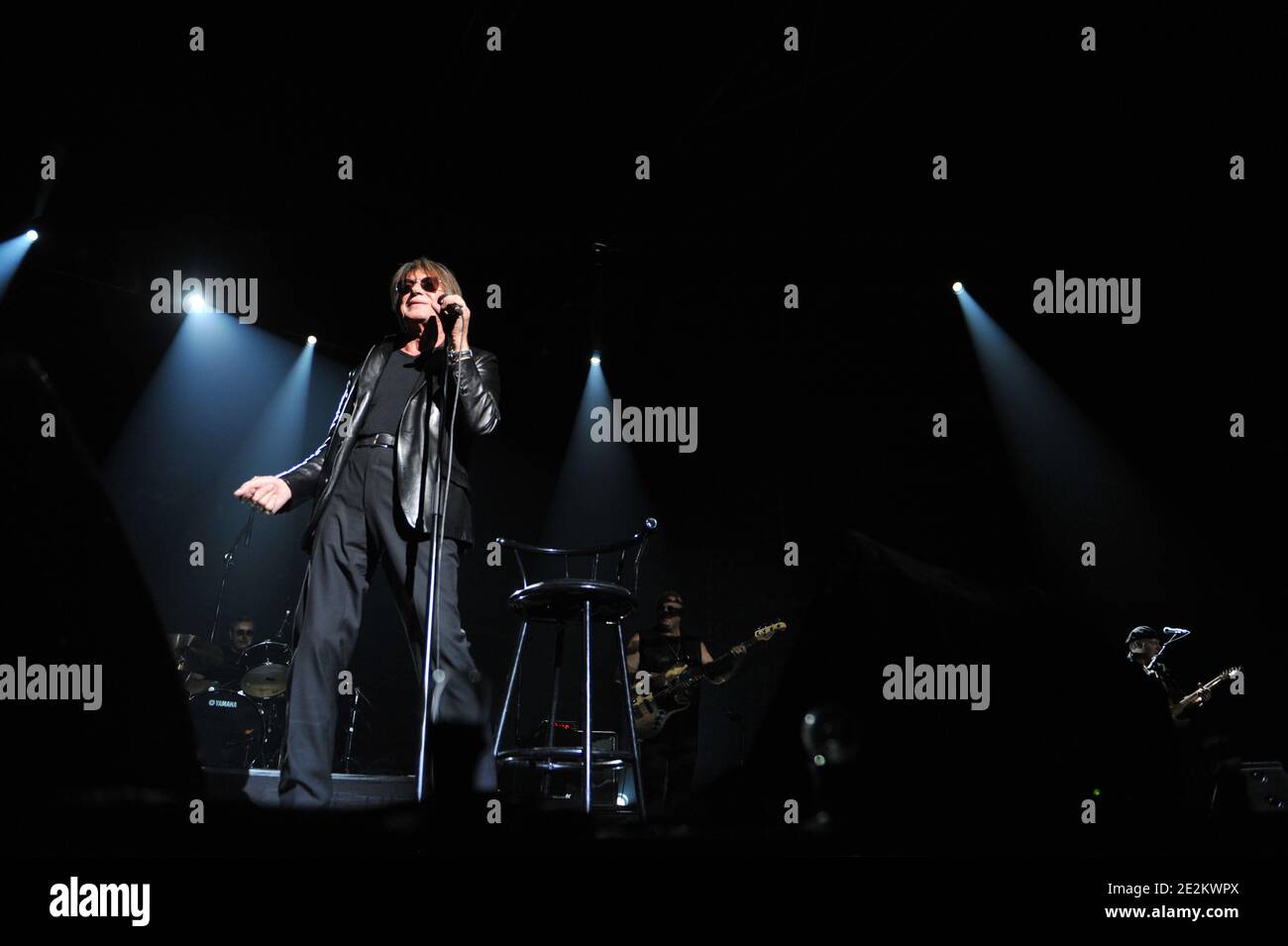 Singer Jacques Dutronc performs on stage during a concert at the Zenith ...