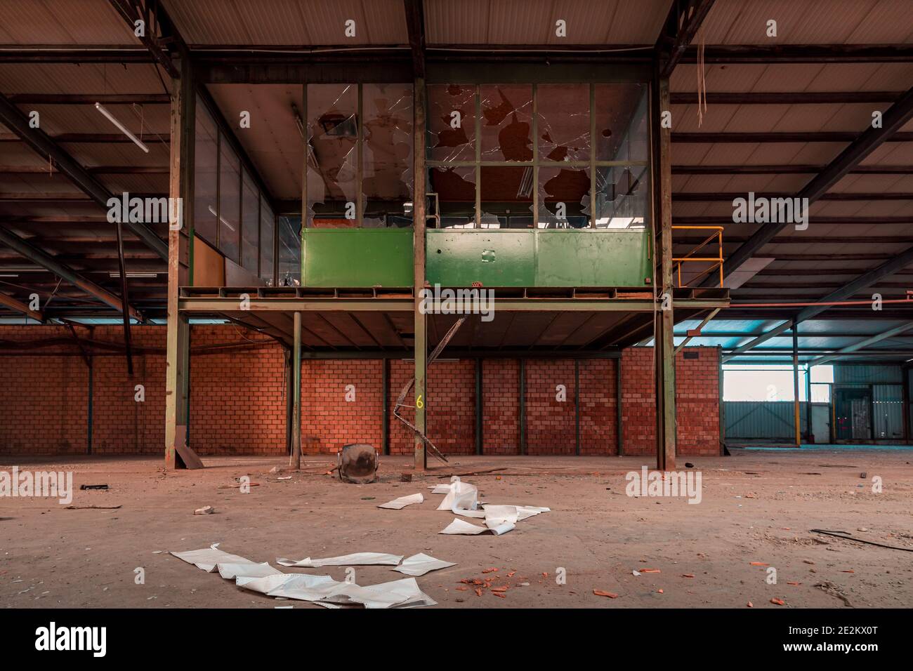 Creepy abandoned industry area with natural decay so-called lost place ...