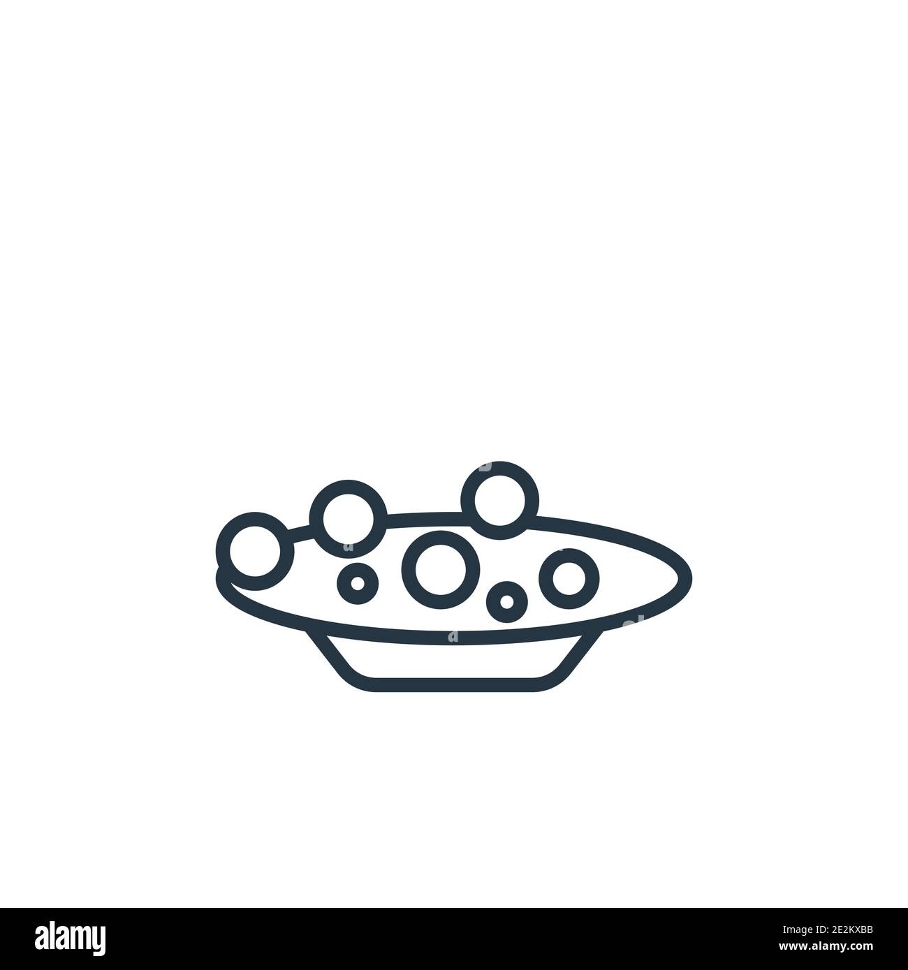 Dongpo pork outline vector icon. Thin line black dongpo pork icon, flat ...