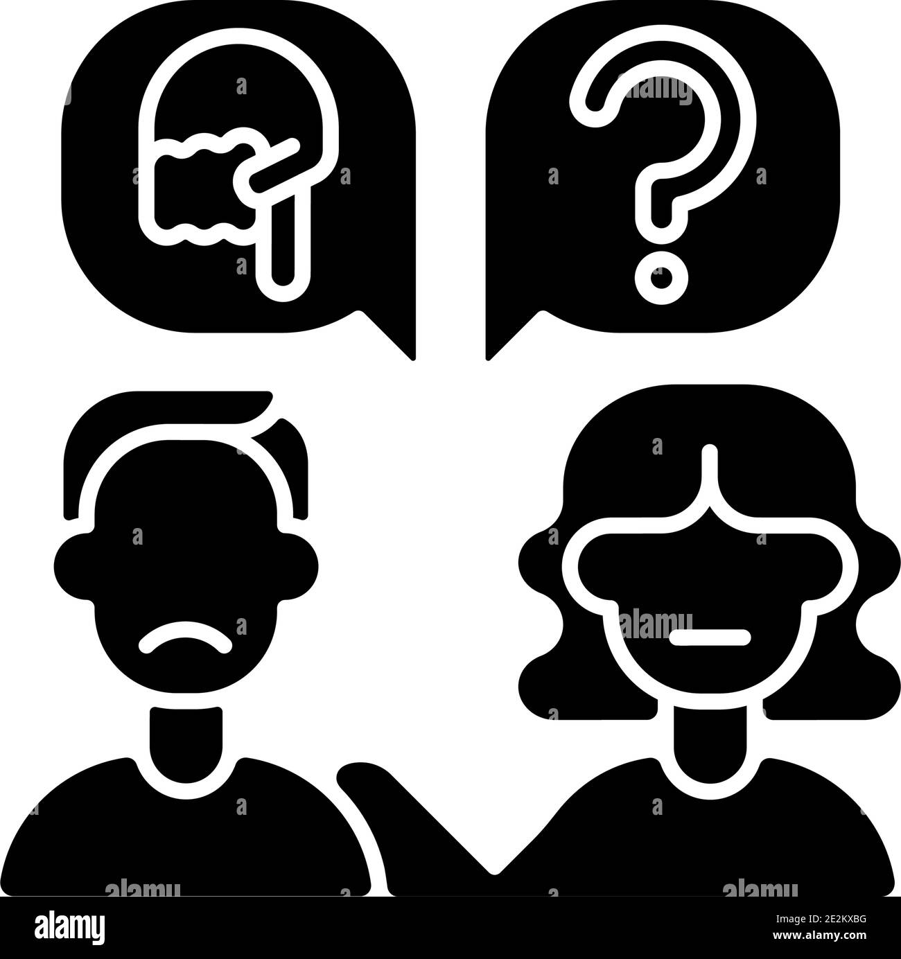 Negative talk Black and White Stock Photos & Images - Alamy