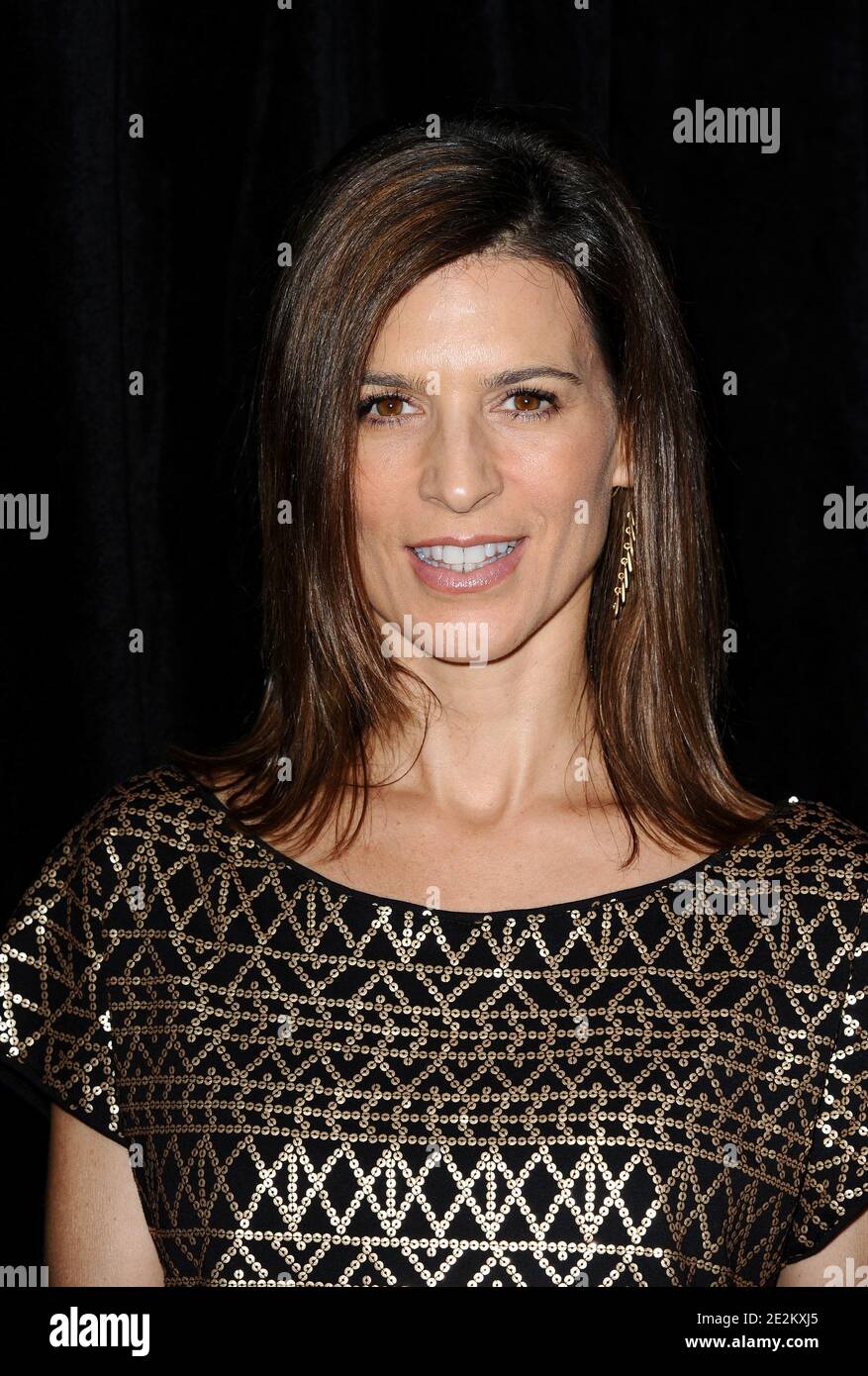 Perrey Reeves attends the 9th Annual Awards Season Diamond Fashion Show ...
