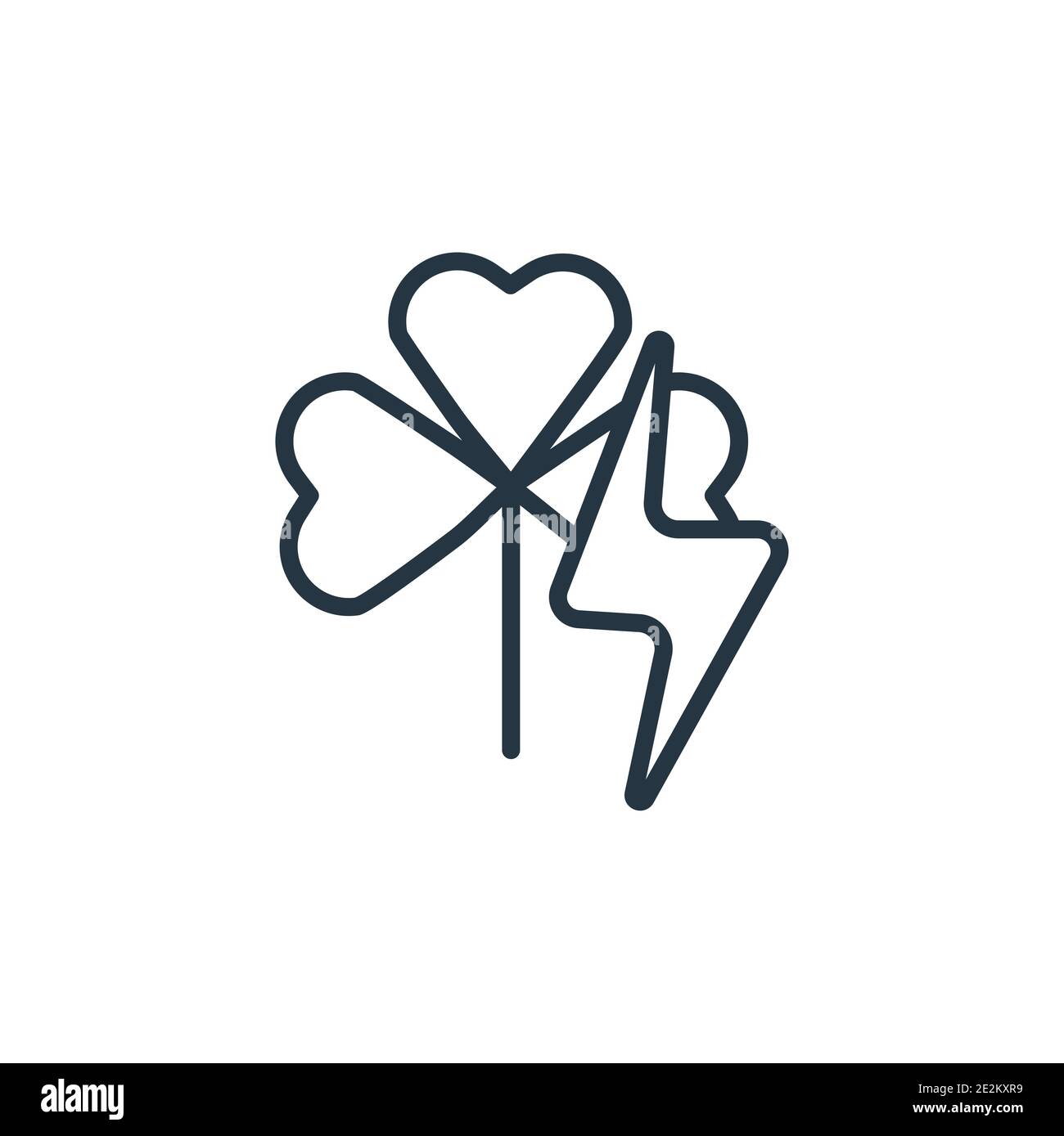 Green power outline vector icon. Thin line black green power icon, flat ...