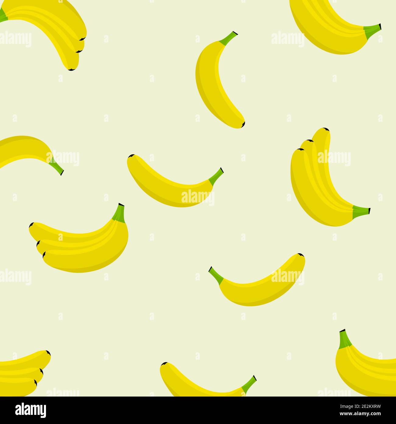 Seamless background of bananas, Bananas on light background Stock ...