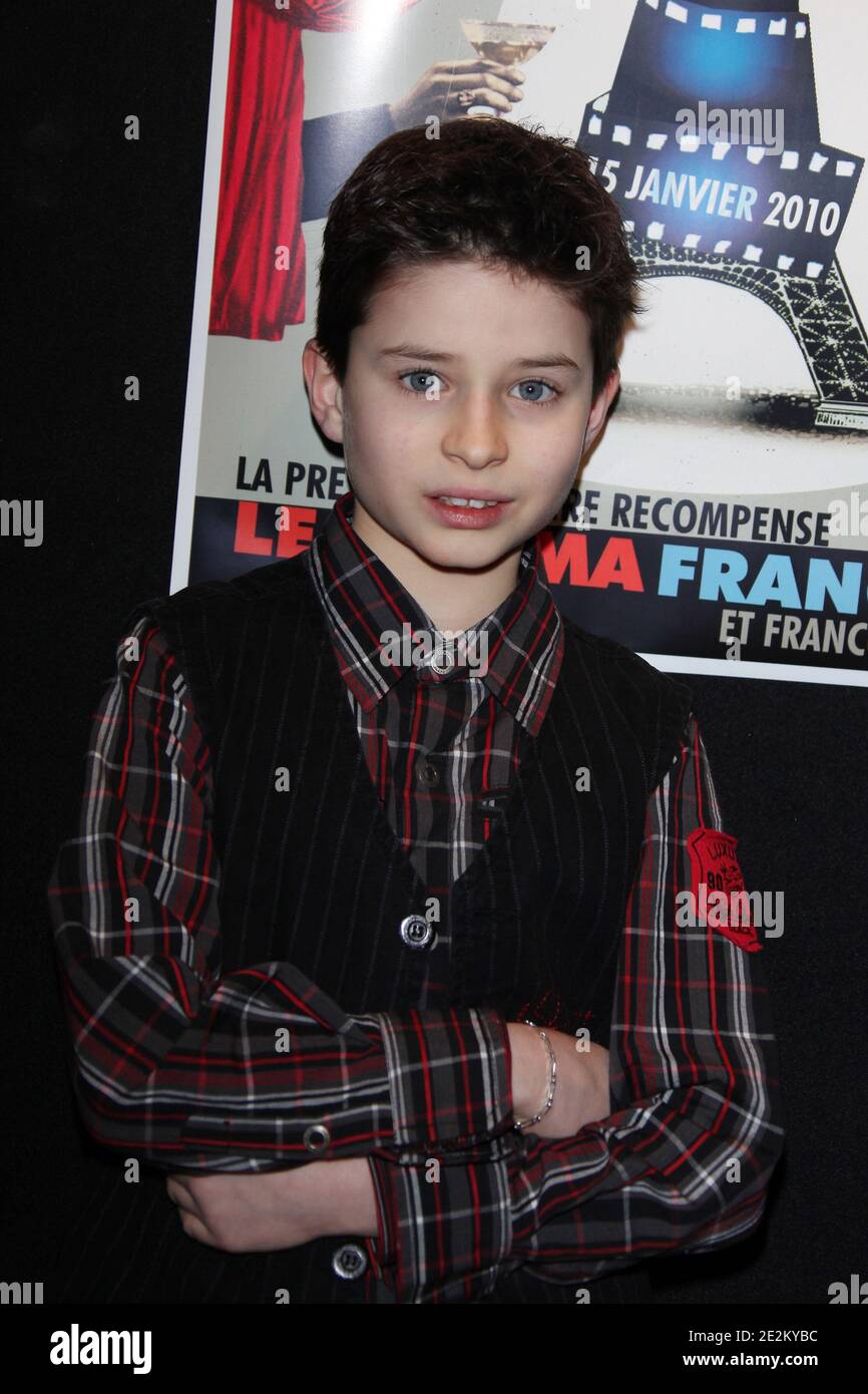 Actor Maxime Godart attends the 15th ' Ceremony des Lumieres' held at ...