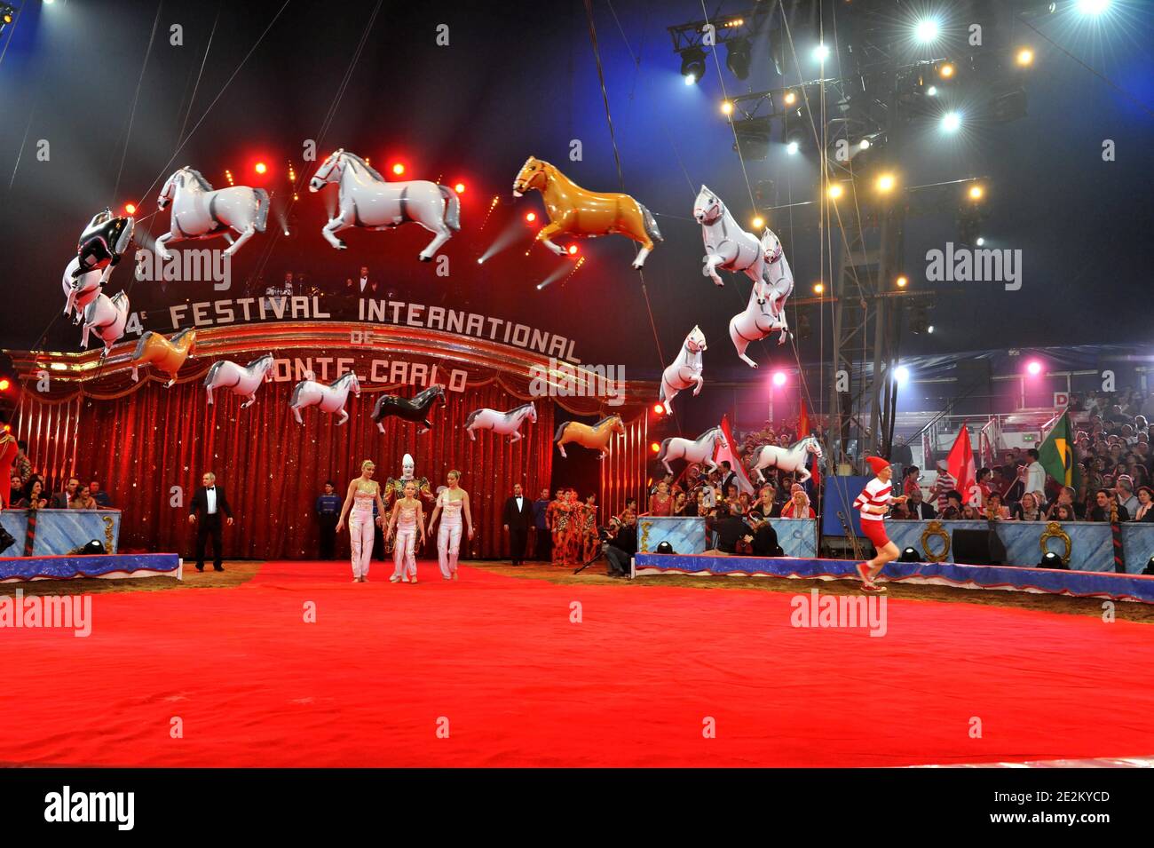 Performers entertain the crowd at the 34th Monte Carlo International ...