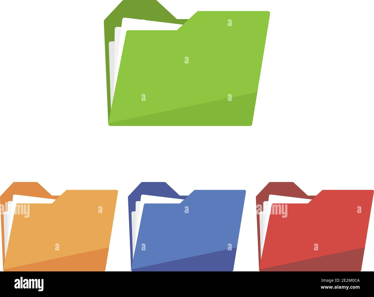 Folder icon , illustration. Folder icon in flat design. Eps10 Stock ...