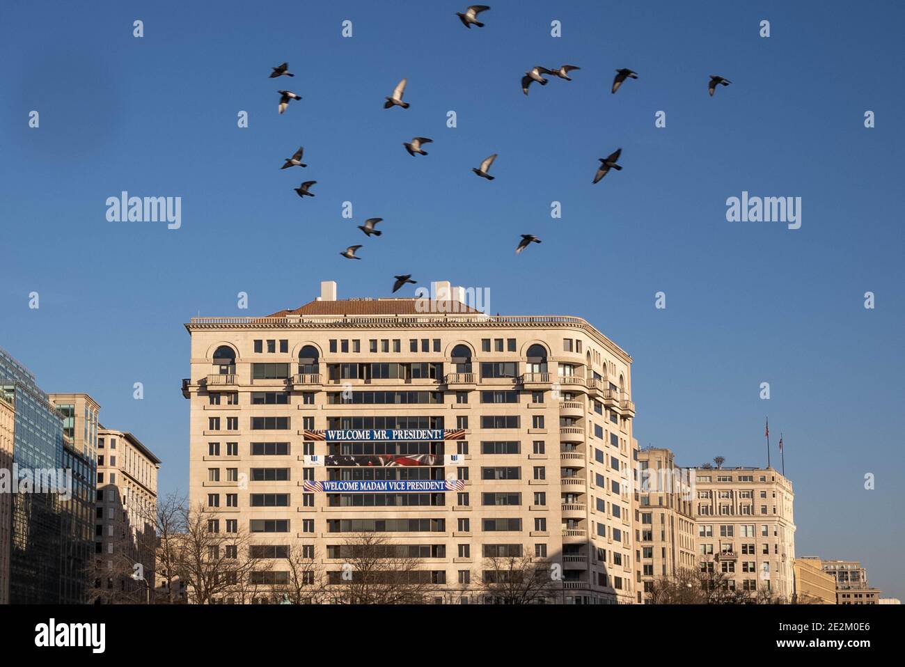 Welcome mr president sign hi-res stock photography and images - Alamy