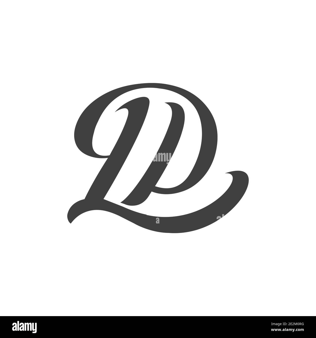 Initial lp letter logo with creative modern business typography vector ...
