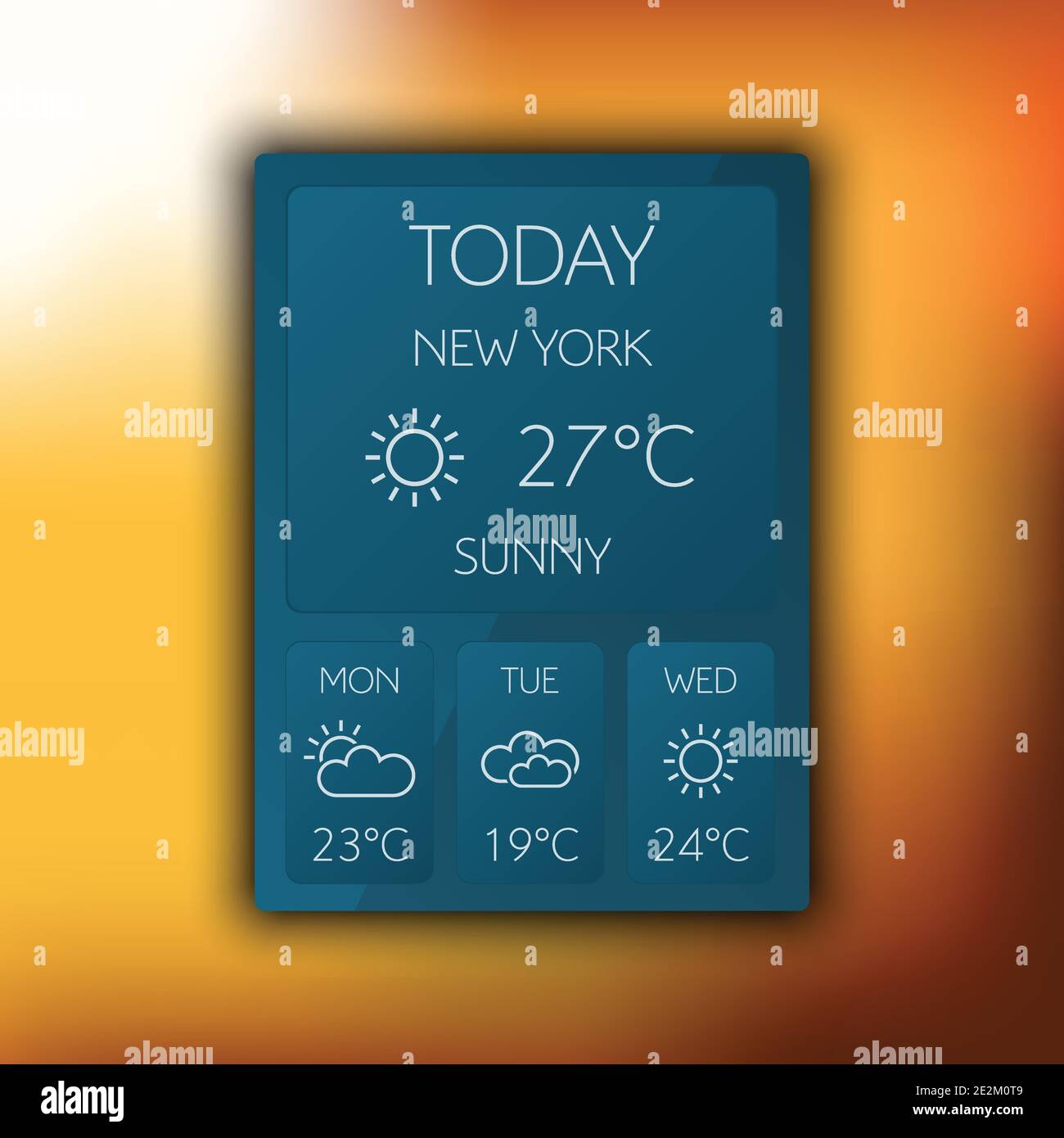 Widget design hi-res stock photography and images - Alamy