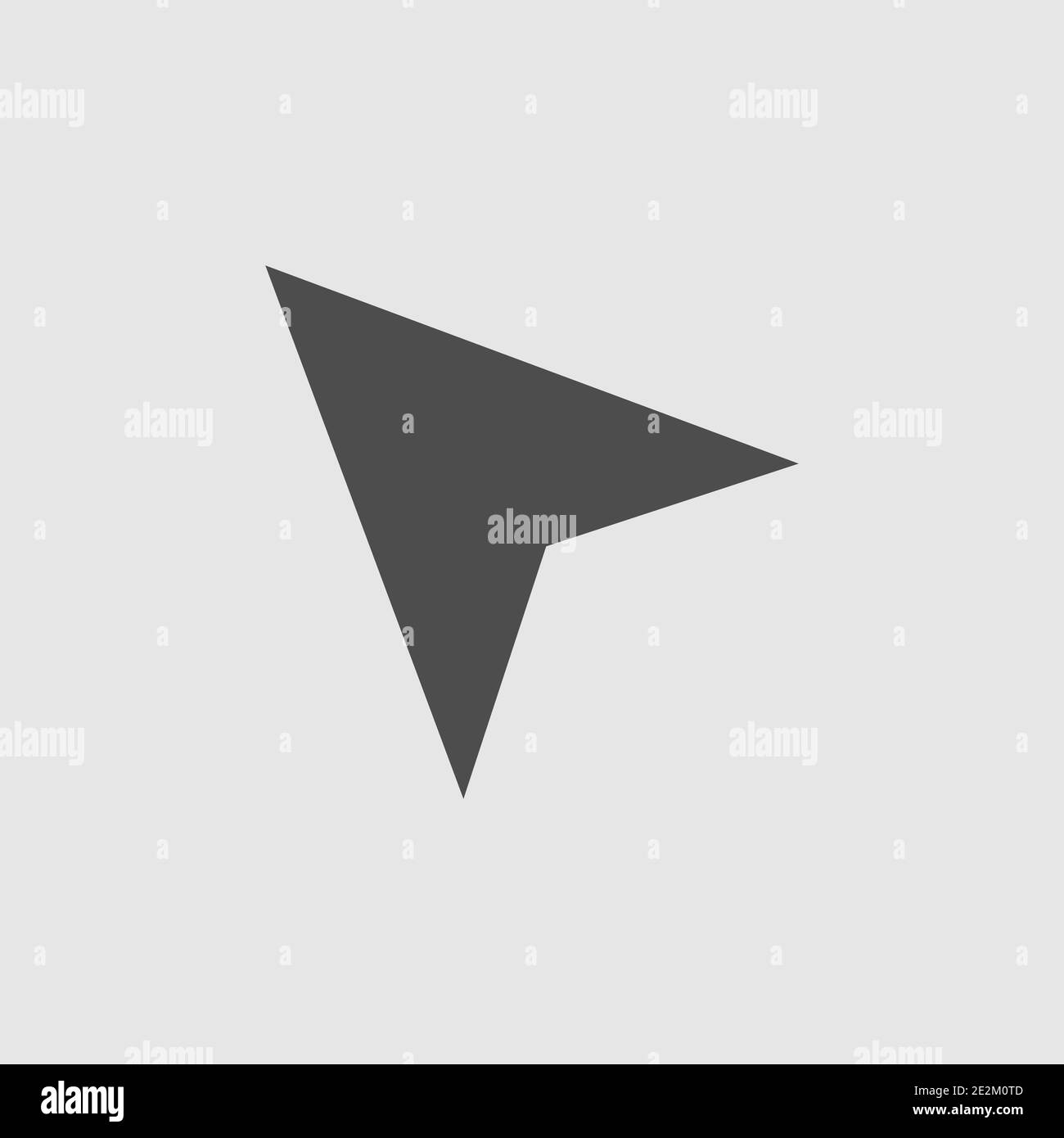 Arrow black icon. Arrow in flat style for your web design Stock Vector ...