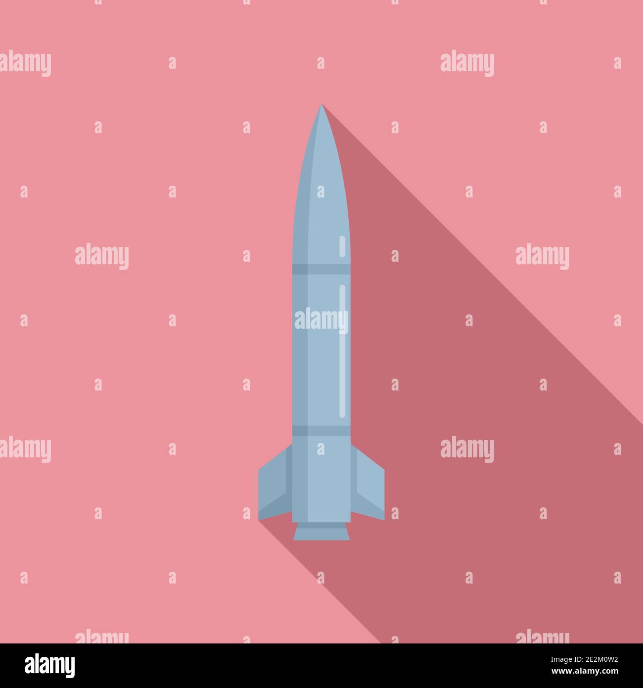 Missile aircraft icon, flat style Stock Vector Image & Art - Alamy