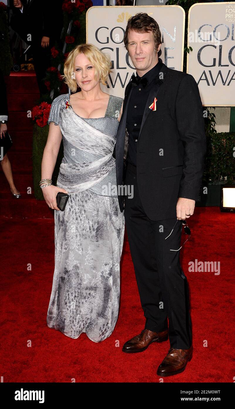 Patricia Arquette and Thomas Jane at the 67th Golden Globe Awards ...