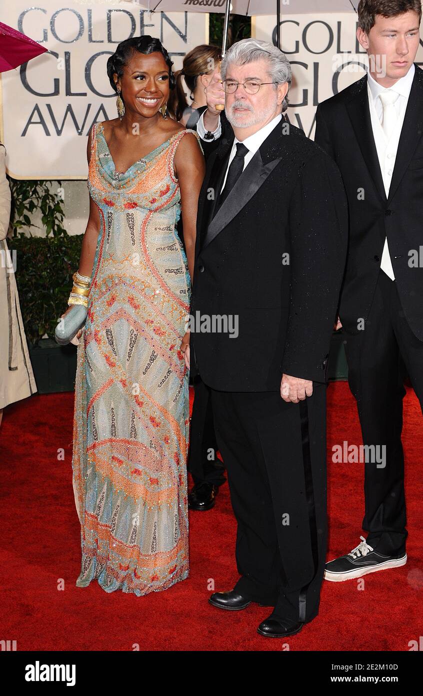 George Lucas and Mellody Hobson at the 67th Golden Globe Awards ...