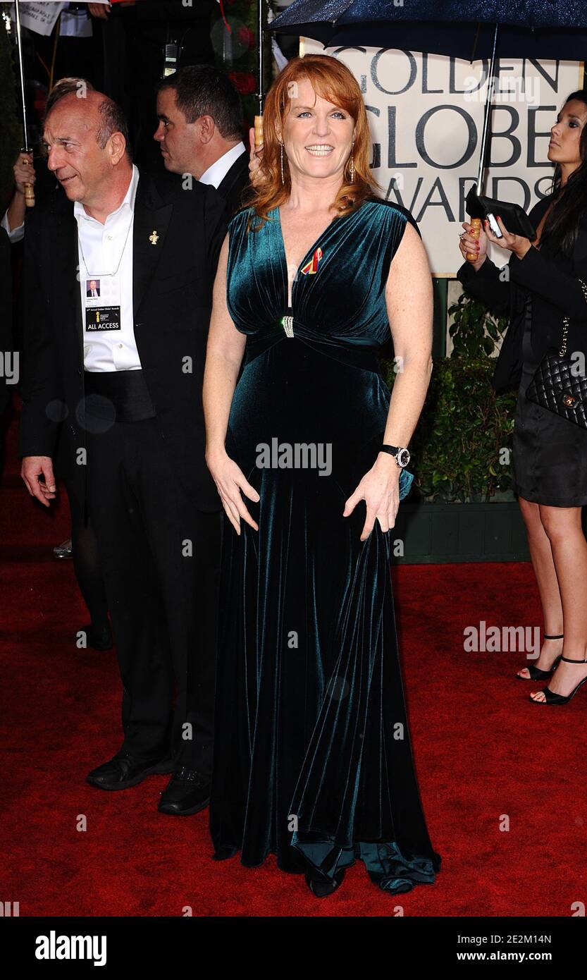 Sarah Ferguson at the 67th Golden Globe Awards ceremony, held at the ...