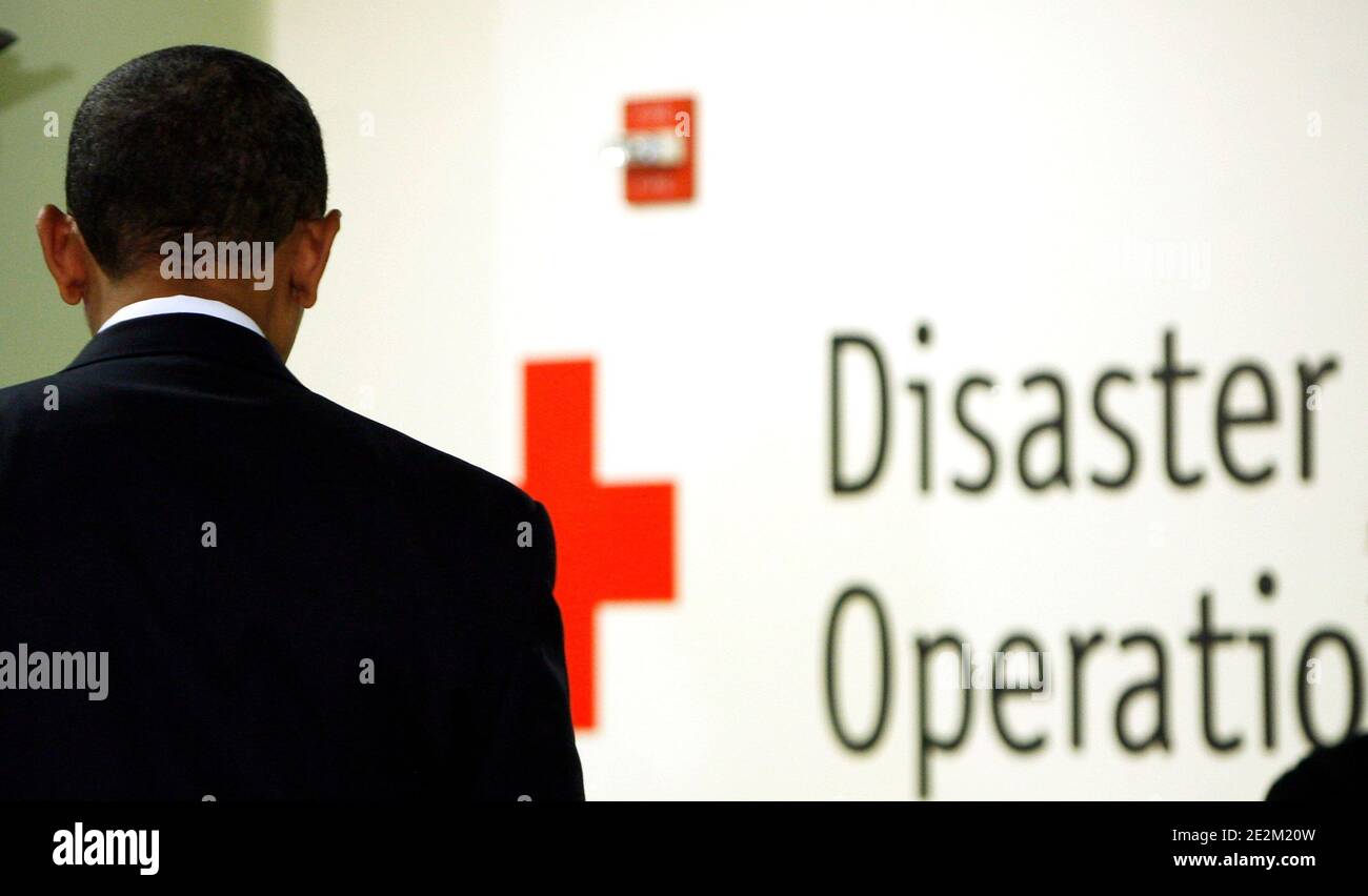 US President Barack Obama visis operations for earthquake victims in ...