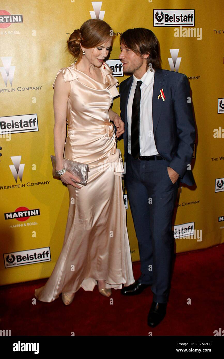 Nicole Kidman and Keith Urban arriving for The Weinstein Company's 2010 ...