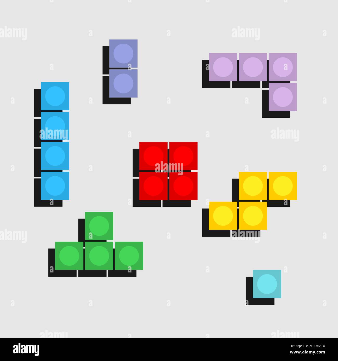 Tetris texture Stock Vector Images - Alamy