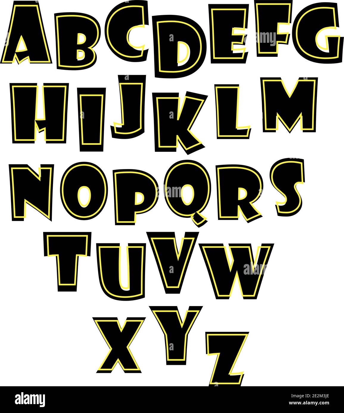 Alphabet. White background Stock Vector Image & Art - Alamy