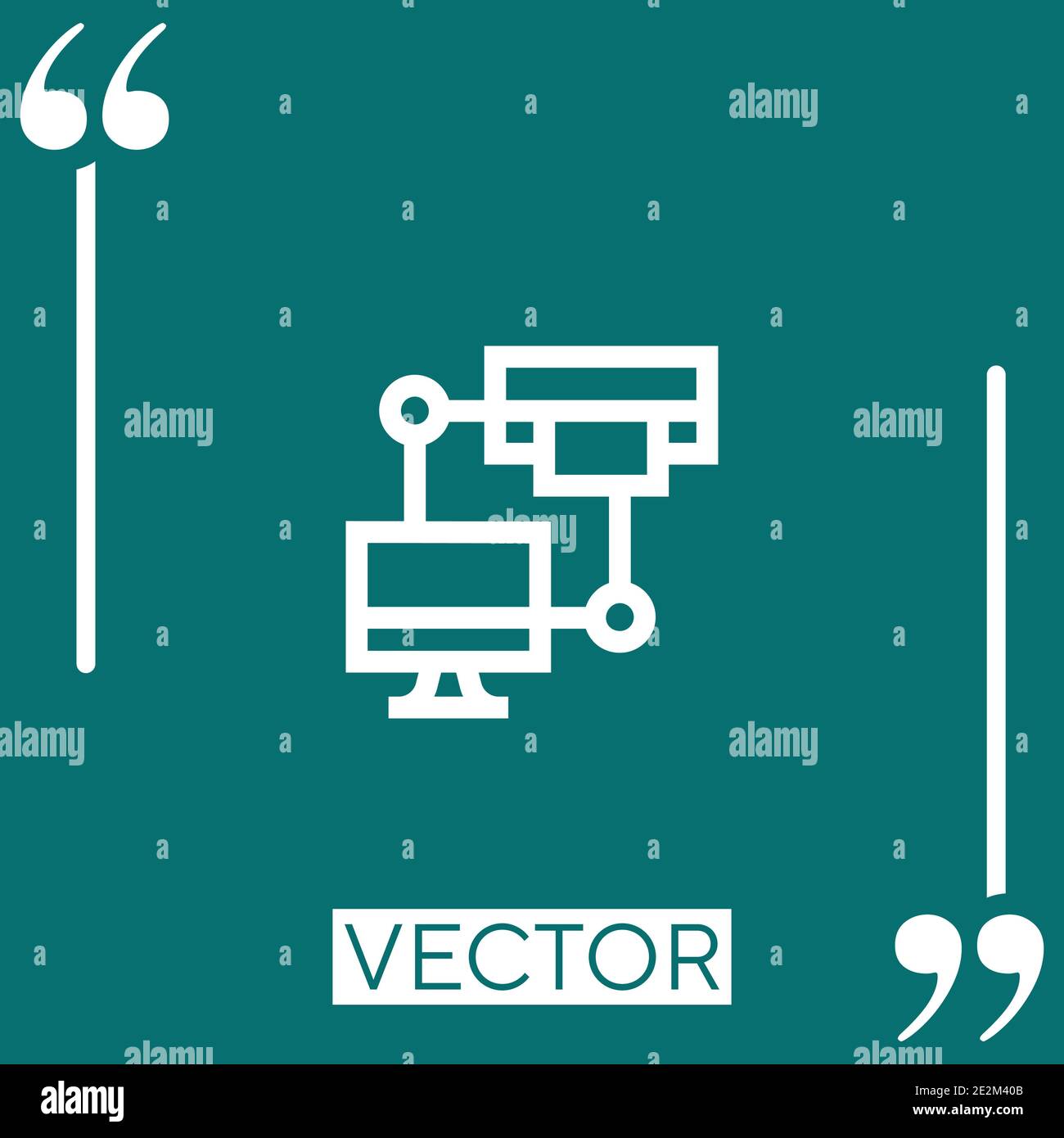 printing vector icon Linear icon. Editable stroke line Stock Vector Image & Art - Alamy