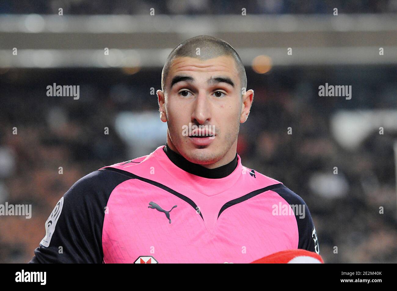 Monaco's goalkeeper Stephane Ruffier during the French First league ...