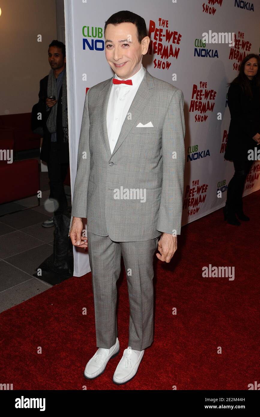 "Paul Reubens attends ""The Pee Wee Herman Show"" opening night at the ...