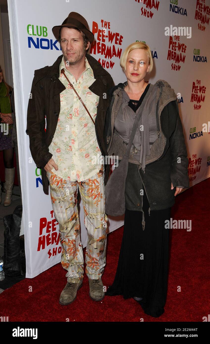 "Thomas Jane and wife Patricia Arquette attend ""The Pee Wee Herman ...