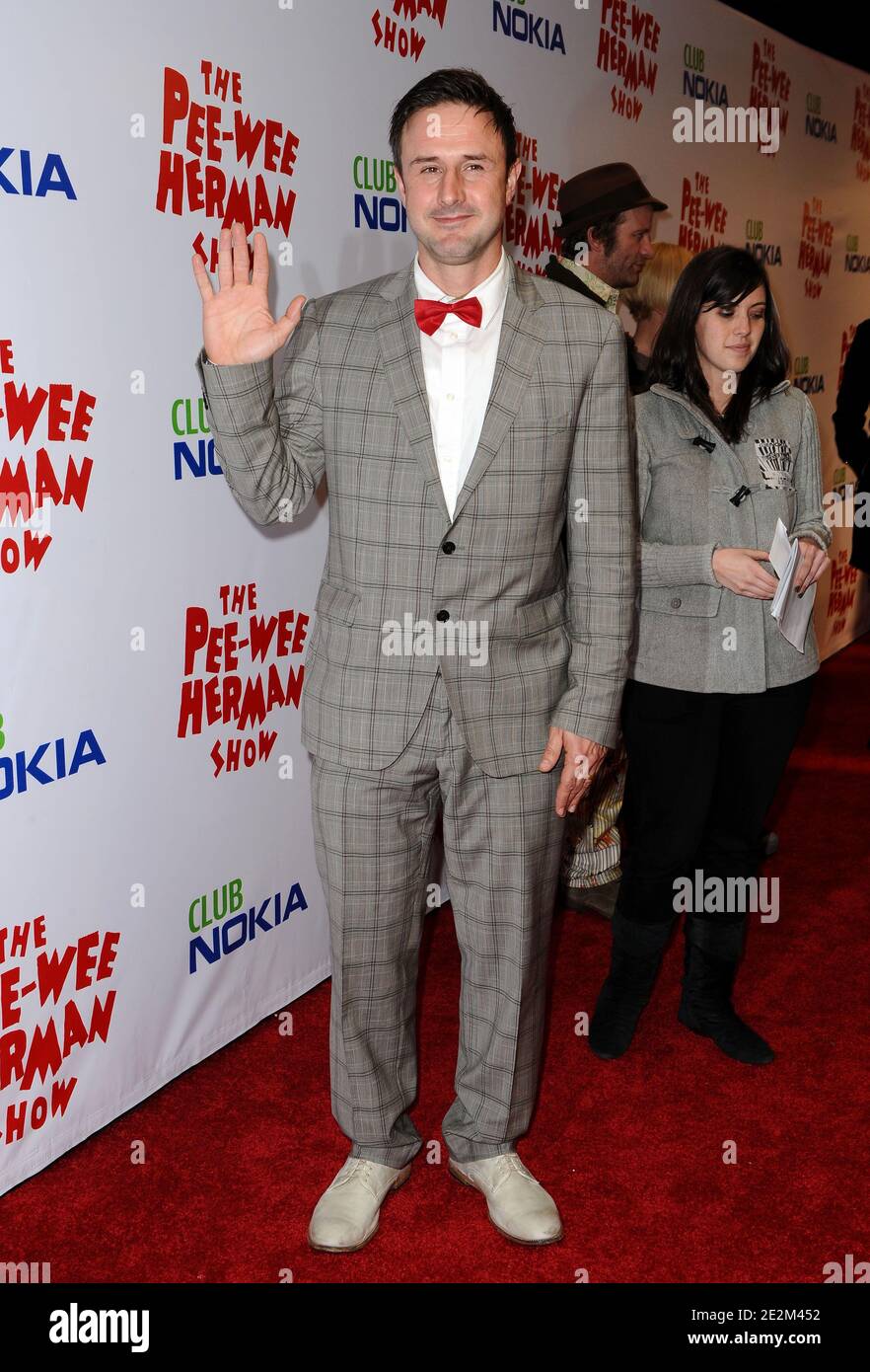 "David Arquette attends ""The Pee Wee Herman Show"" opening night at ...