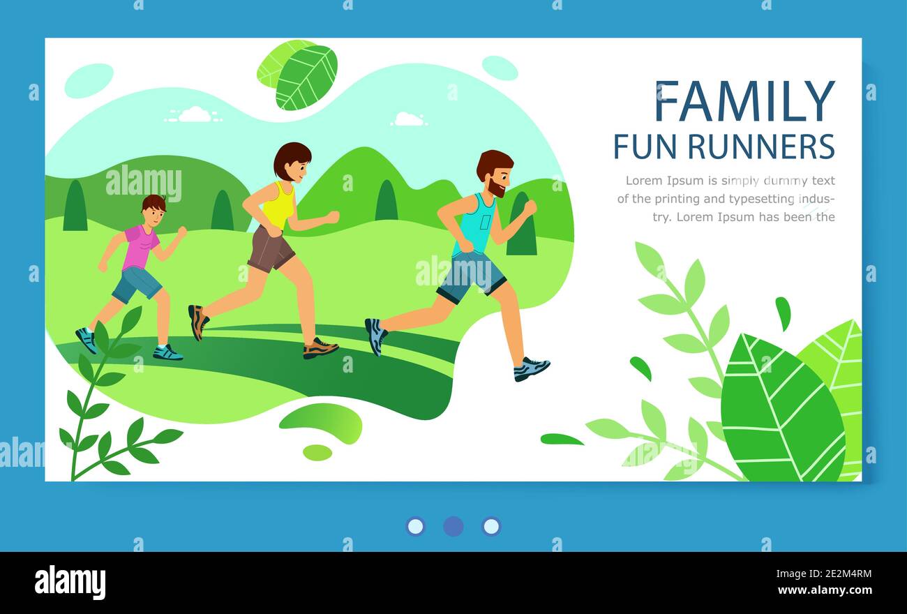 Website family fun runners. lifestyle healthy. Family Jogging Exercise ...