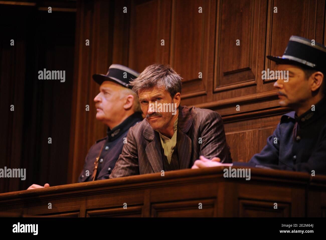 French actor Philippe Caroit plays the character of Guillaume Seznec in ...