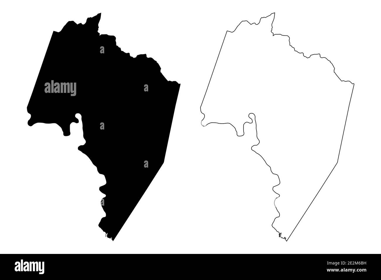 Map of keysville Stock Vector Images - Alamy