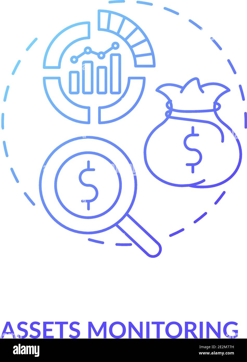 Assets monitoring concept icon Stock Vector Image & Art - Alamy