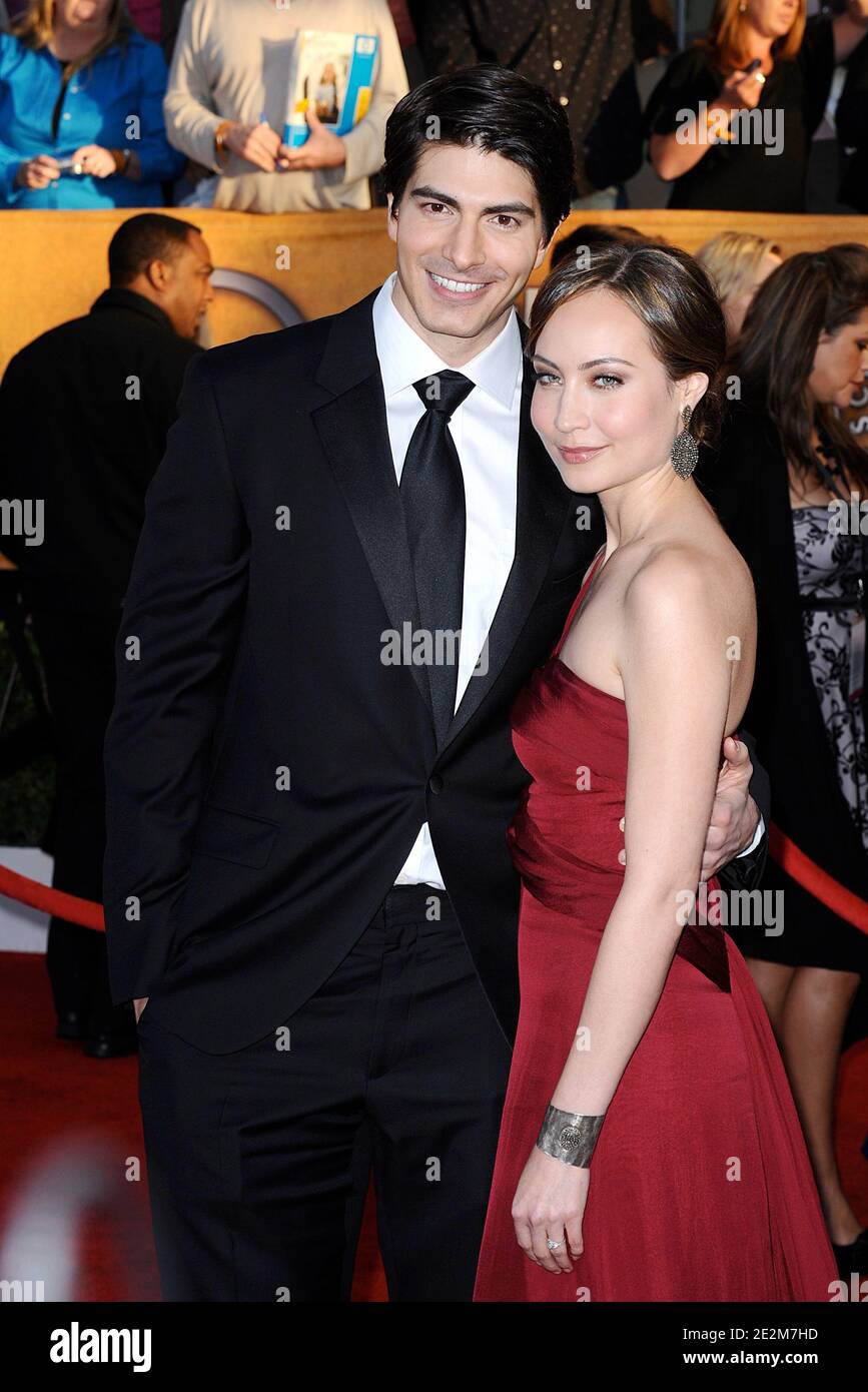 Brandon Routh and Courtney Ford at the 16th Screen Actor Guild Awards ...