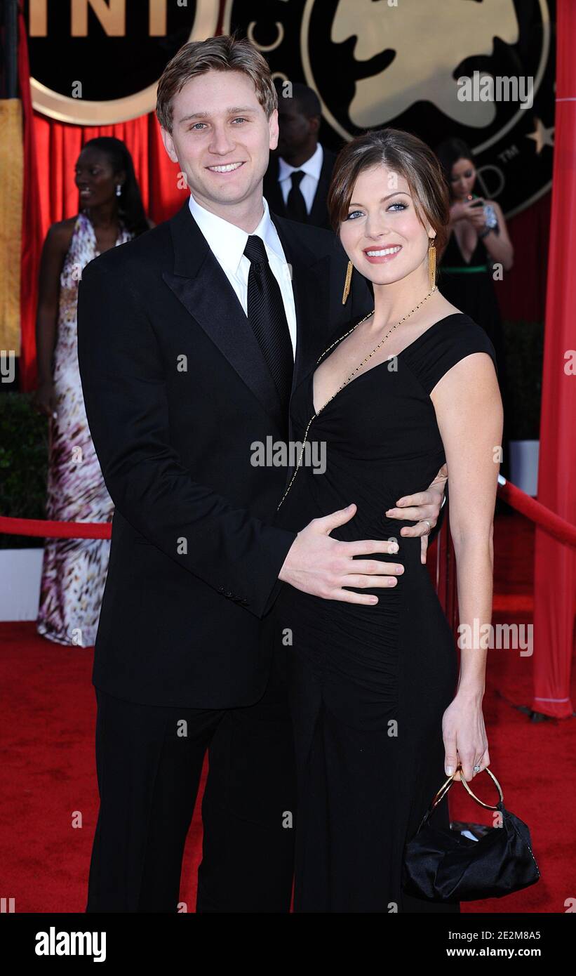 Aaron Staton and pregnant wife Connie Fletcher at the 16th Screen Actor ...