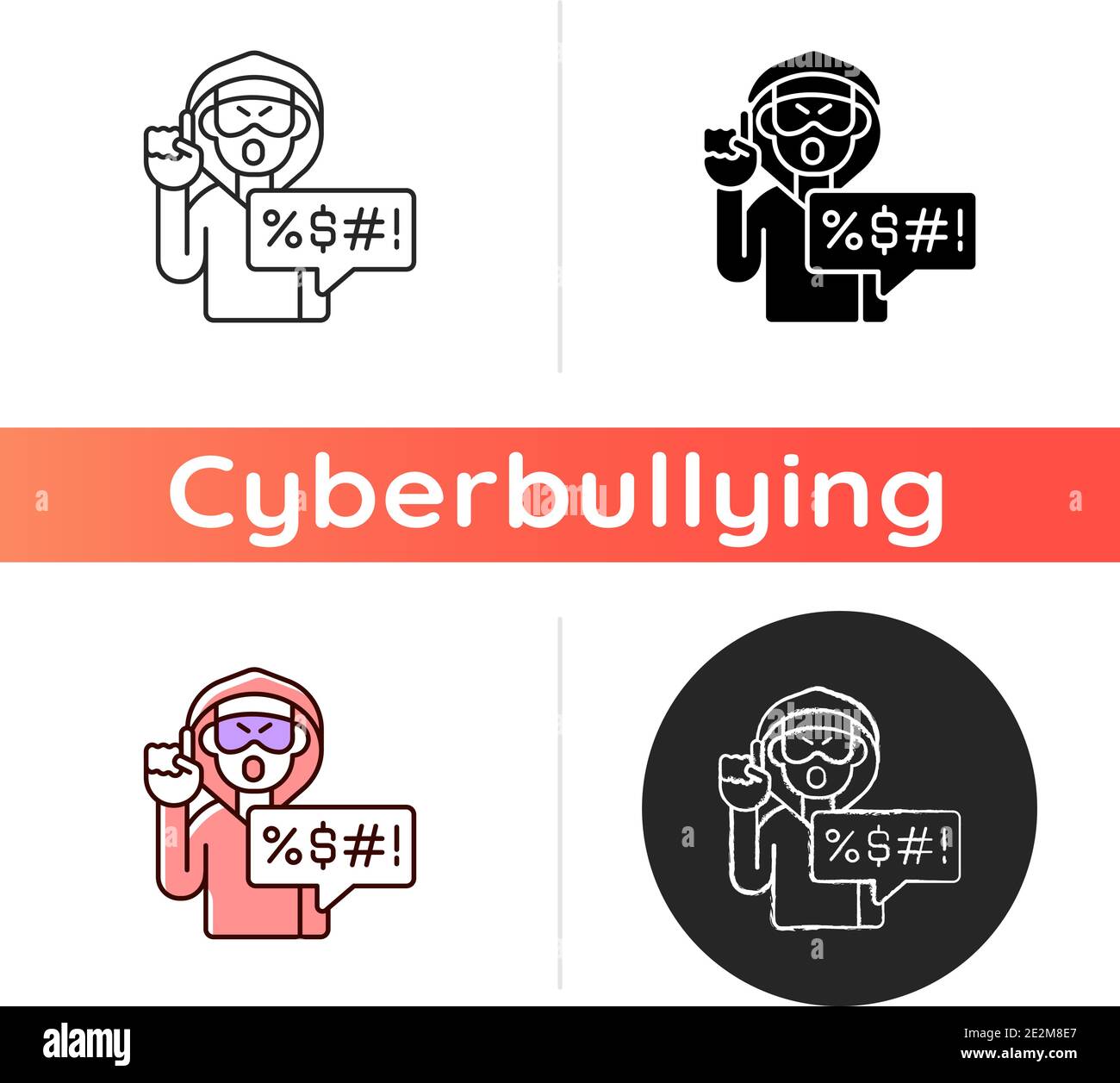 Hate language Stock Vector Images - Alamy