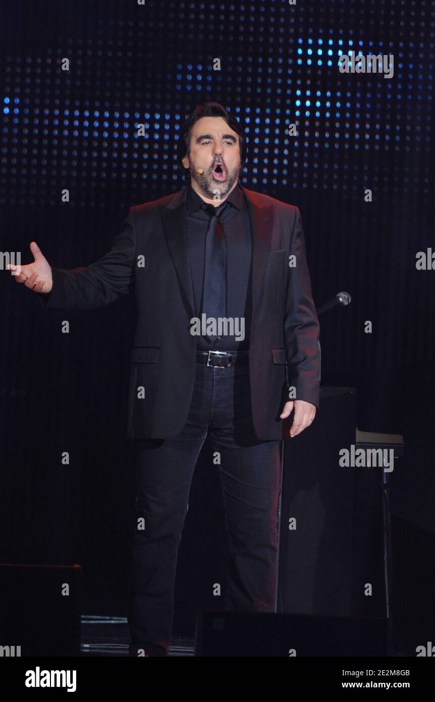 Franck Ferrari performs during the charity concert for Haiti to benefit ...