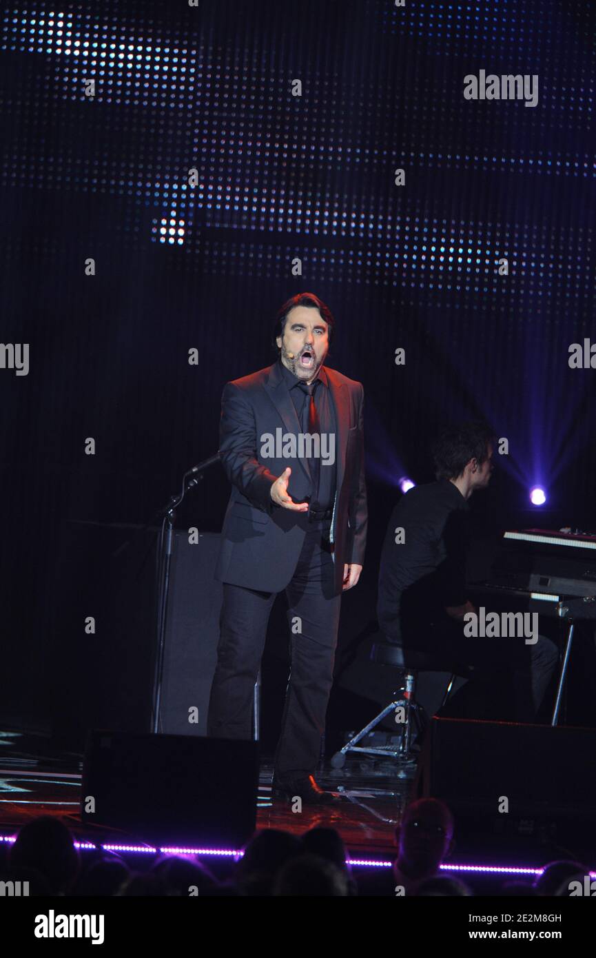 Franck Ferrari performs during the charity concert for Haiti to benefit ...