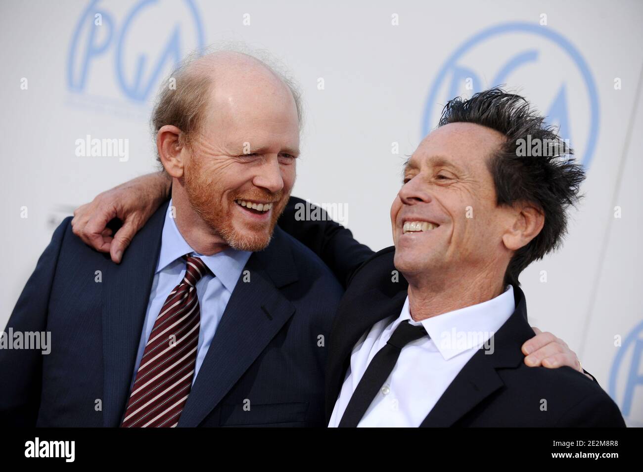 Ron Howard and Brian Grazer attend the 21st Annual PGA Awards in Los ...