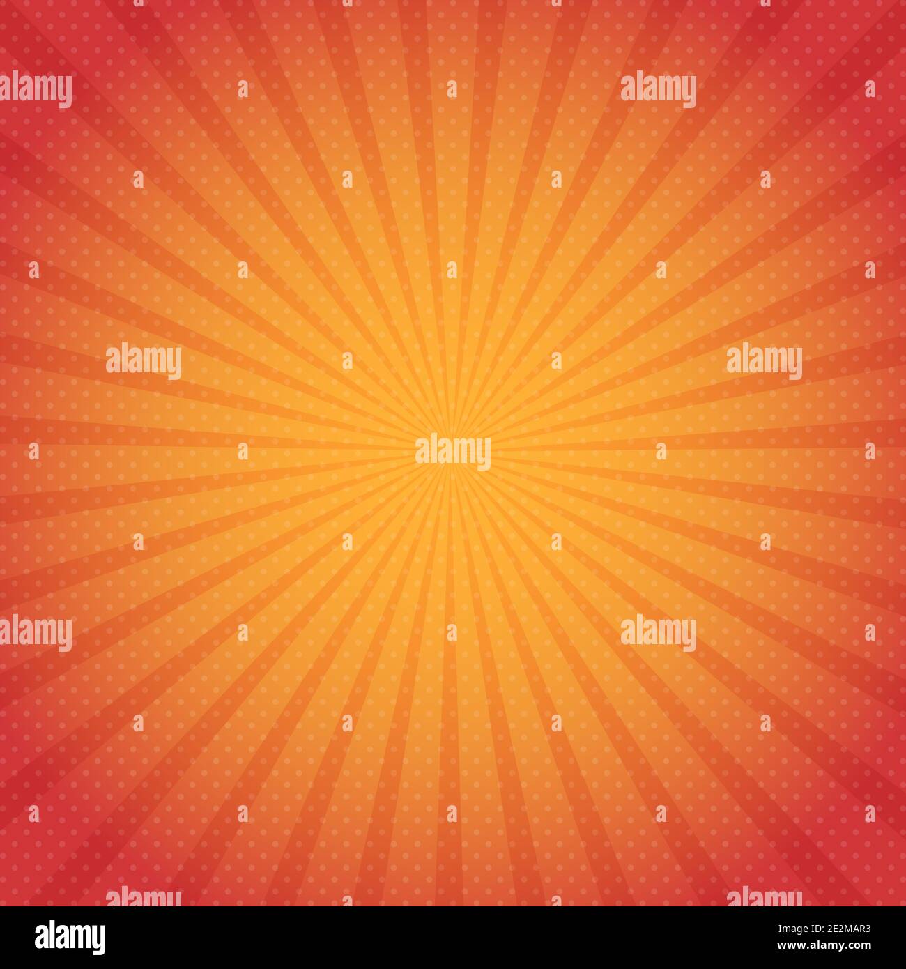 Sun rays. Orange Sun rays background. Vector illustration Stock Vector ...