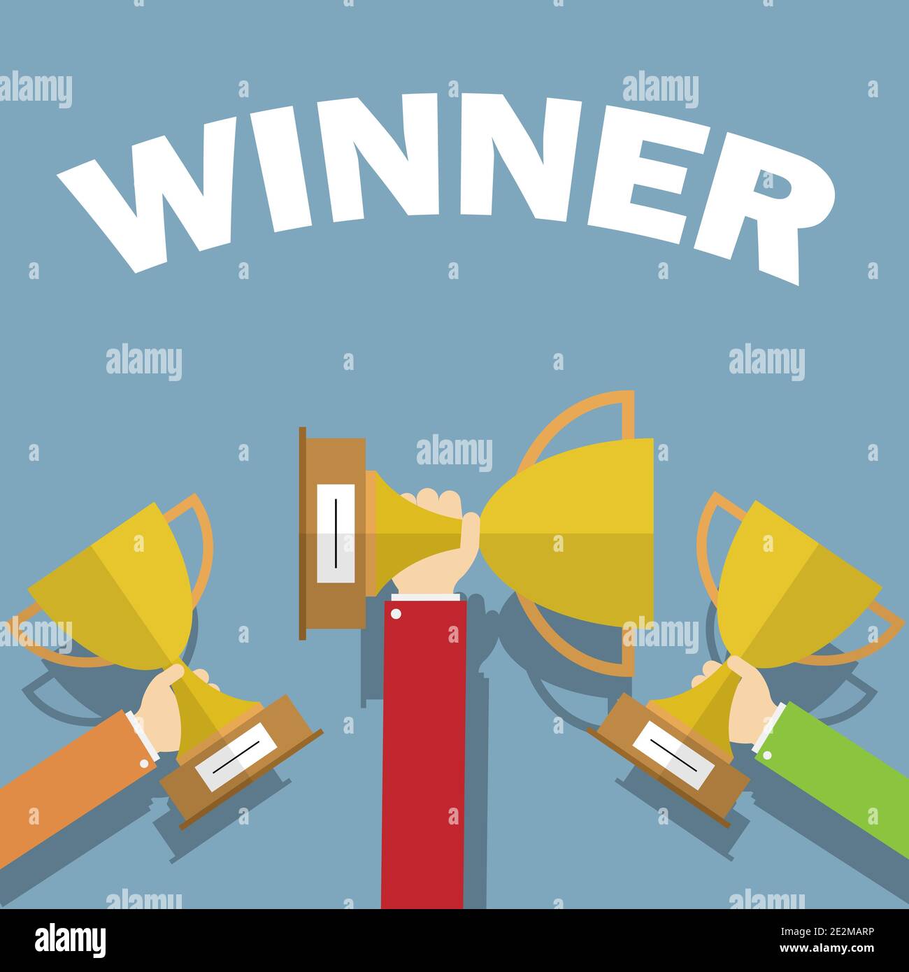 Winners cups hi-res stock photography and images - Alamy