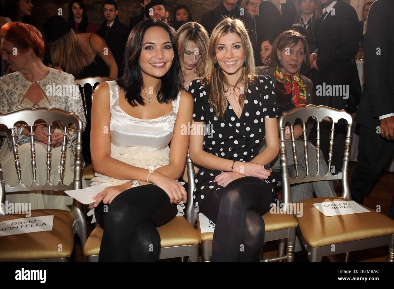 Valerie Begue ( Miss France 2008 ) and Alexandra Rosenfeld ( Miss ...