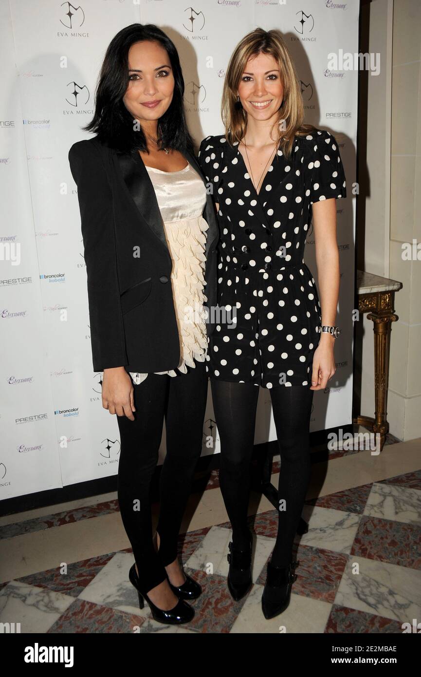 Valerie Begue ( Miss France 2008 ) and Alexandra Rosenfeld ( Miss ...