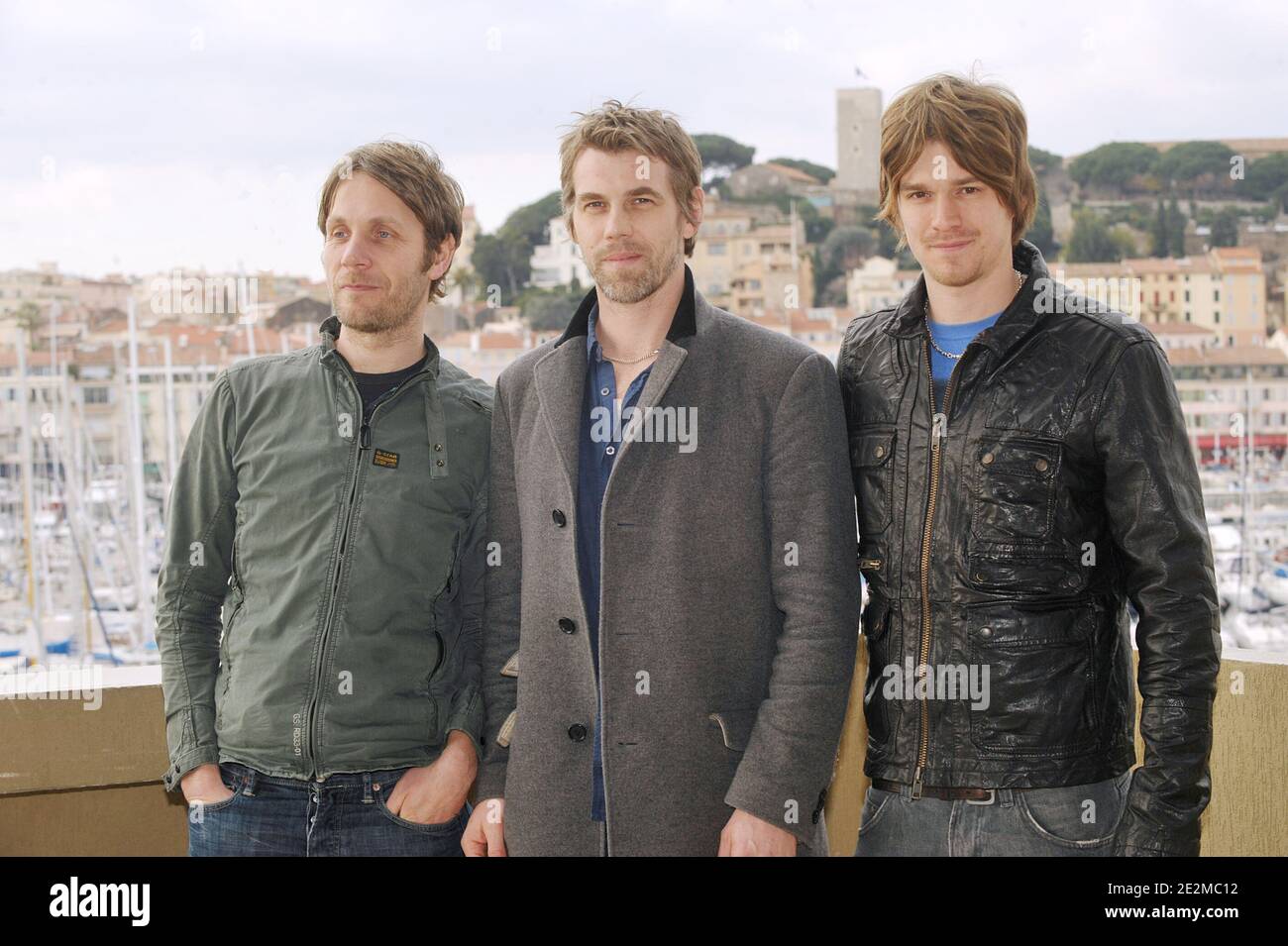 The Black Swan Effect band, Talent Midem 2010 pose for a photocall ...