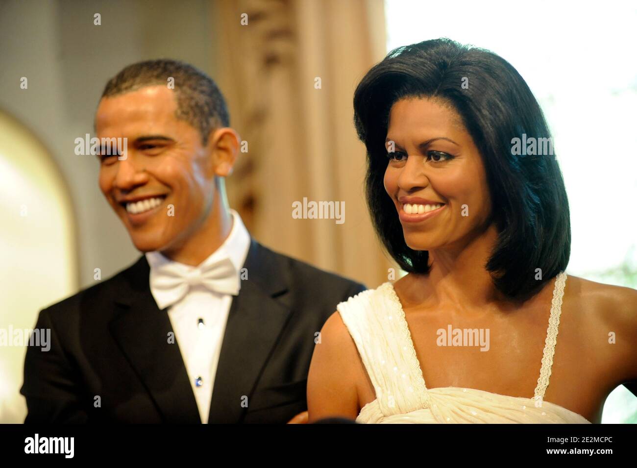 Michelle obama wax figure hi-res stock photography and images - Alamy