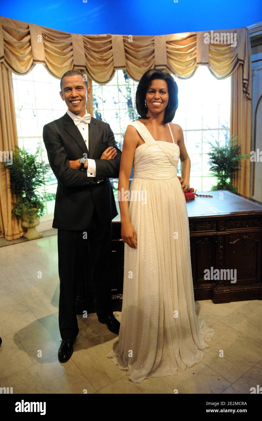 Michelle obama wax figure hi-res stock photography and images - Alamy