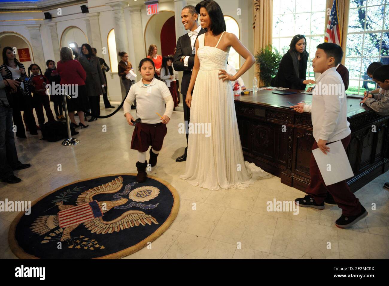 Michelle obama wax figure hi-res stock photography and images - Alamy