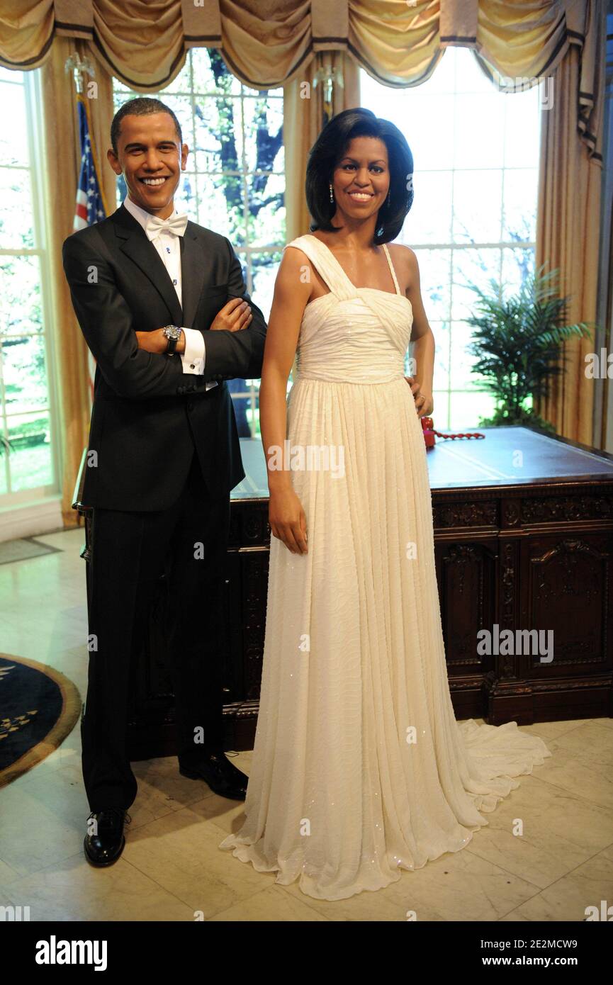 Michelle obama wax figure hi-res stock photography and images - Alamy