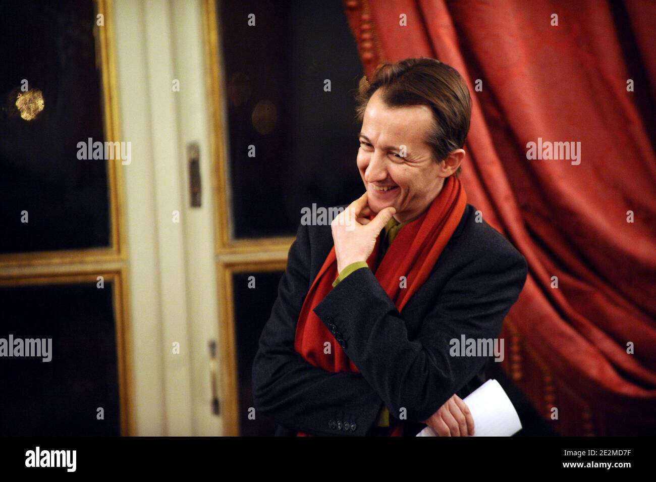 French author and journalist Christophe Barbier pictured during the the ...