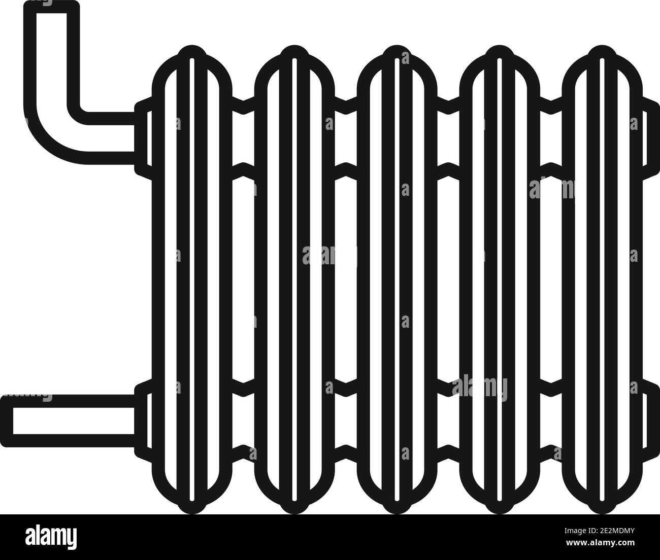 Hot house radiator icon, outline style Stock Vector Image & Art - Alamy