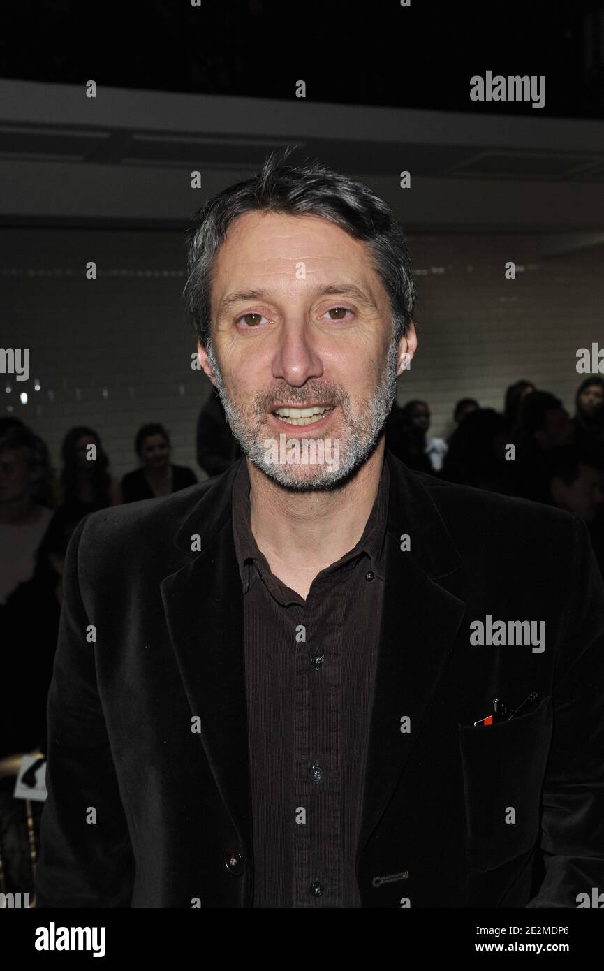 Antoine de Caunes attending the Jean-Paul Gaultier Spring-Summer 2010 ...